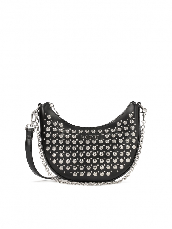 Schwarze Handtasche Mit Nieten