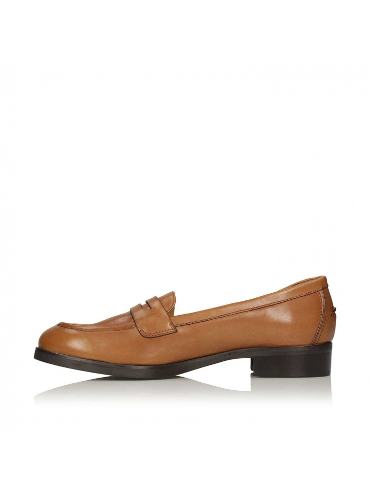 Braune Mokassins