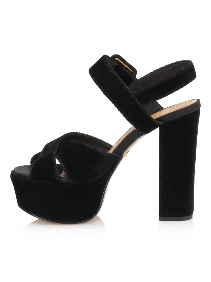 Schwarze Damen Sandalen