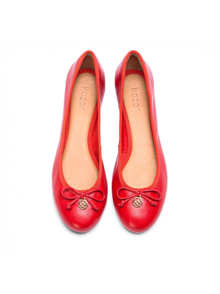 Rote Damen-Ballerinas SEVILLA